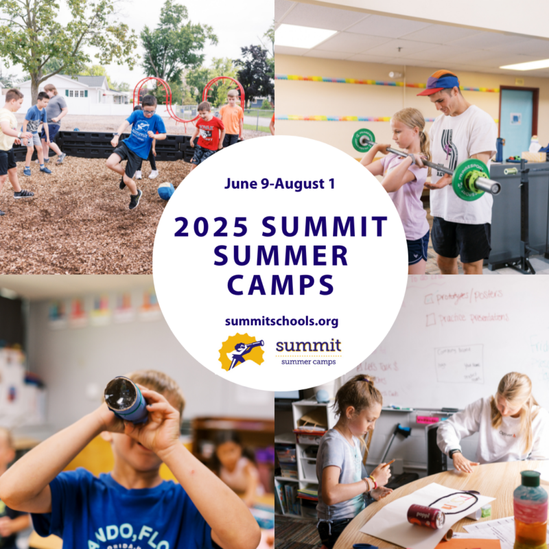 Register for 2025 Summit Summer Camps! - Summit Schools | Cedar Rapids ...